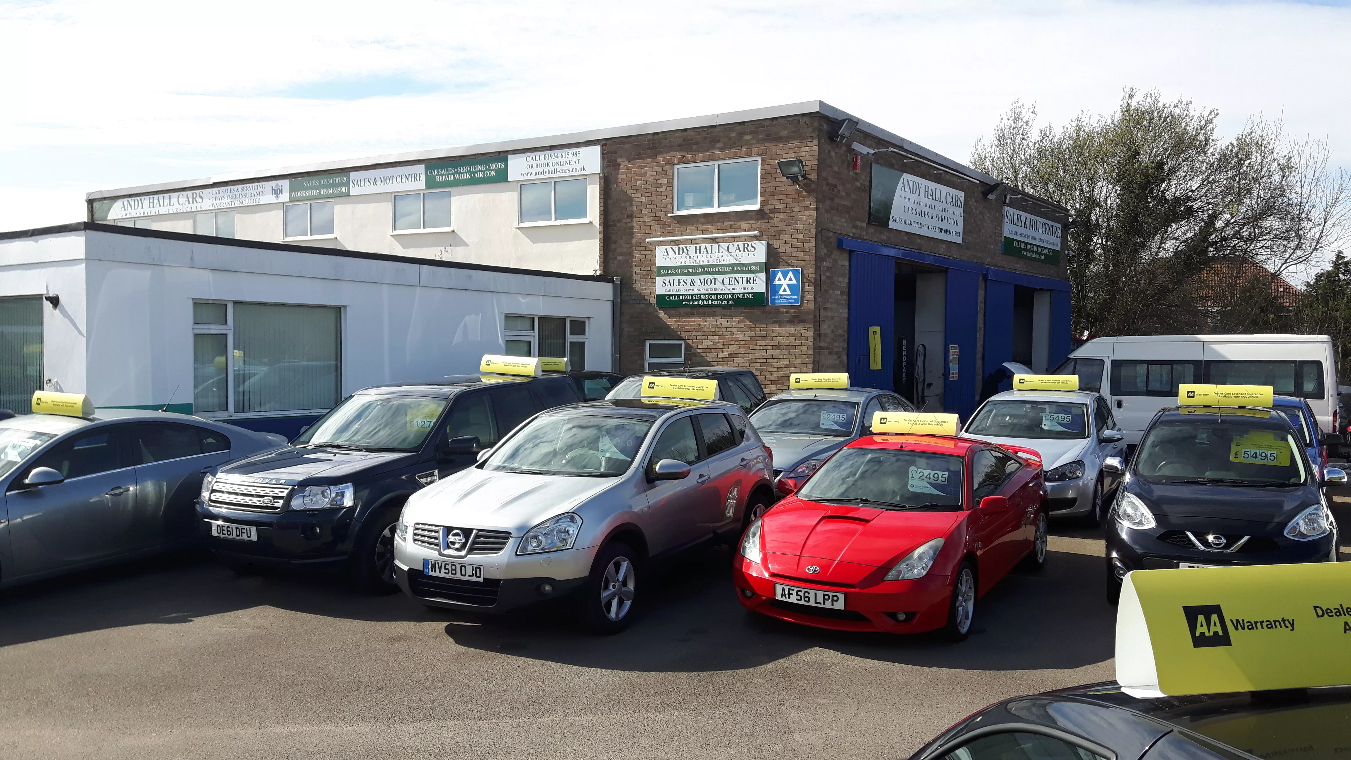 Approved Garages | ANDY HALL CARS