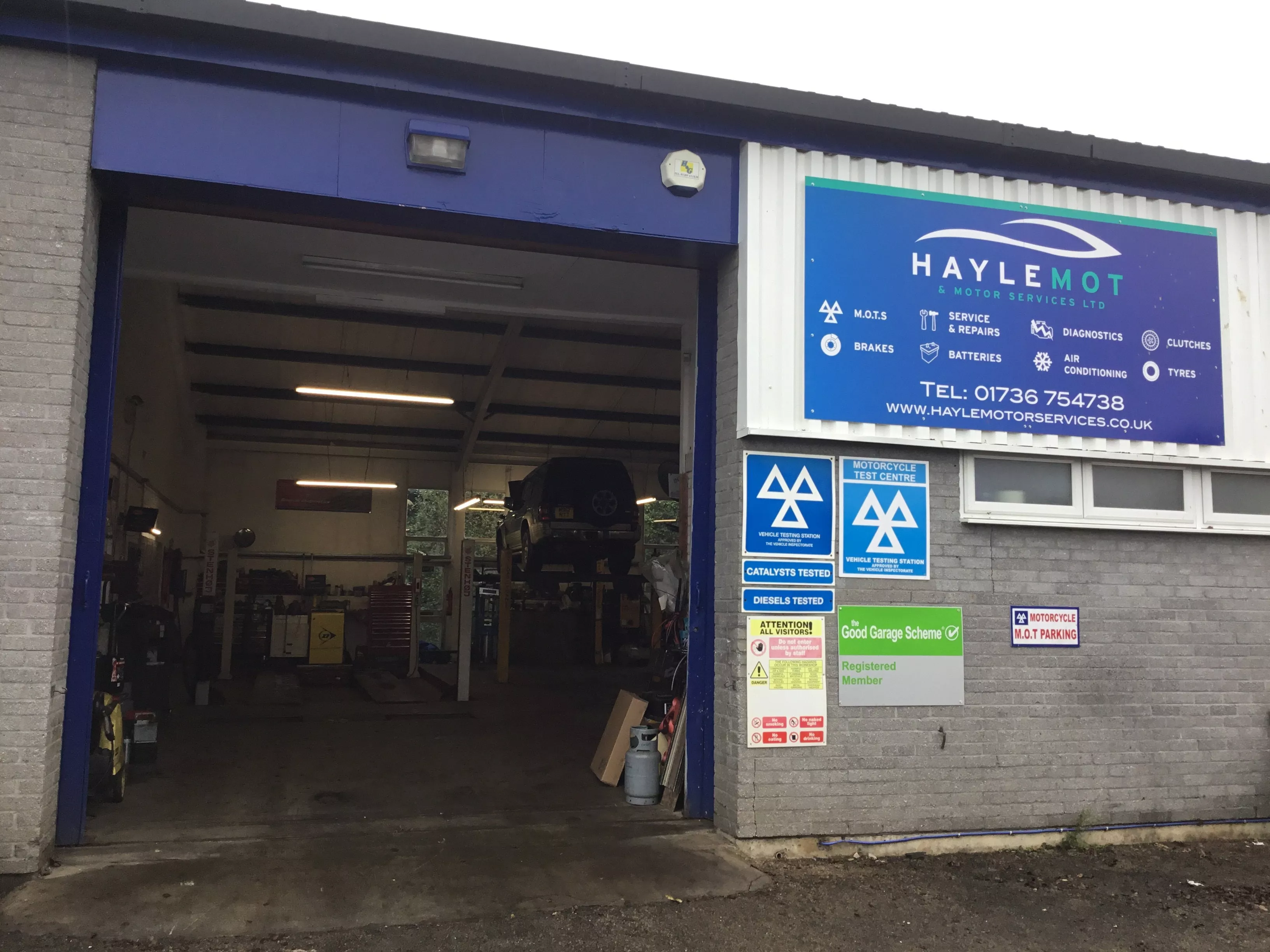 Approved Garages | HAYLE MOT & MOTOR SERVICES LTD