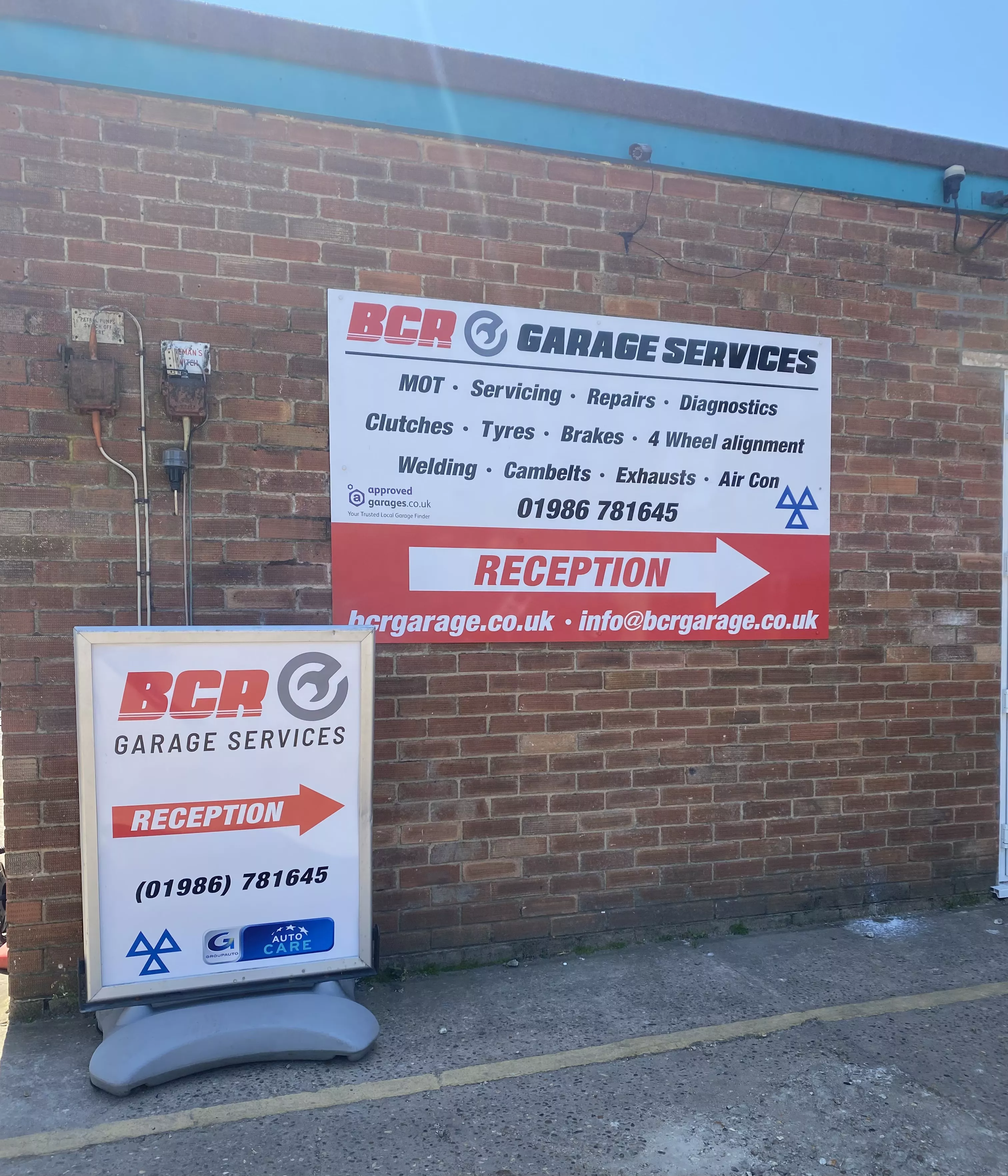 Approved garages
